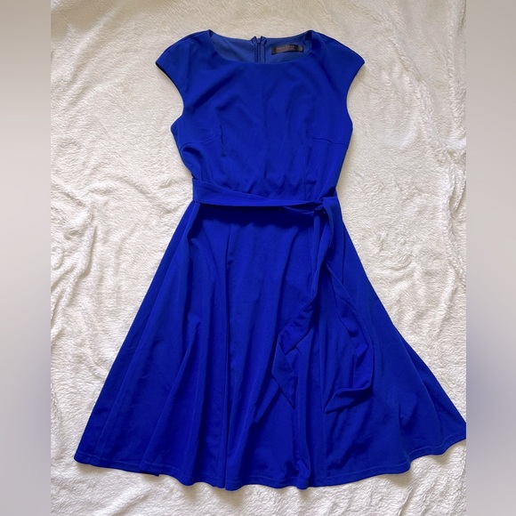 Dresses | Royal Blue Fit And Flare Dress | Poshmark